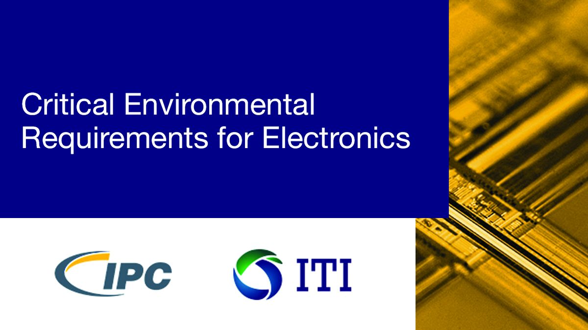 Critical Environmental Requirements Electronic Conference | Electronics.org